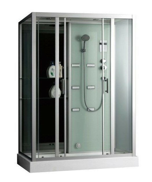 Душевая кабина Frank F-505-1 140x85 см с турецкой баней, 2457800