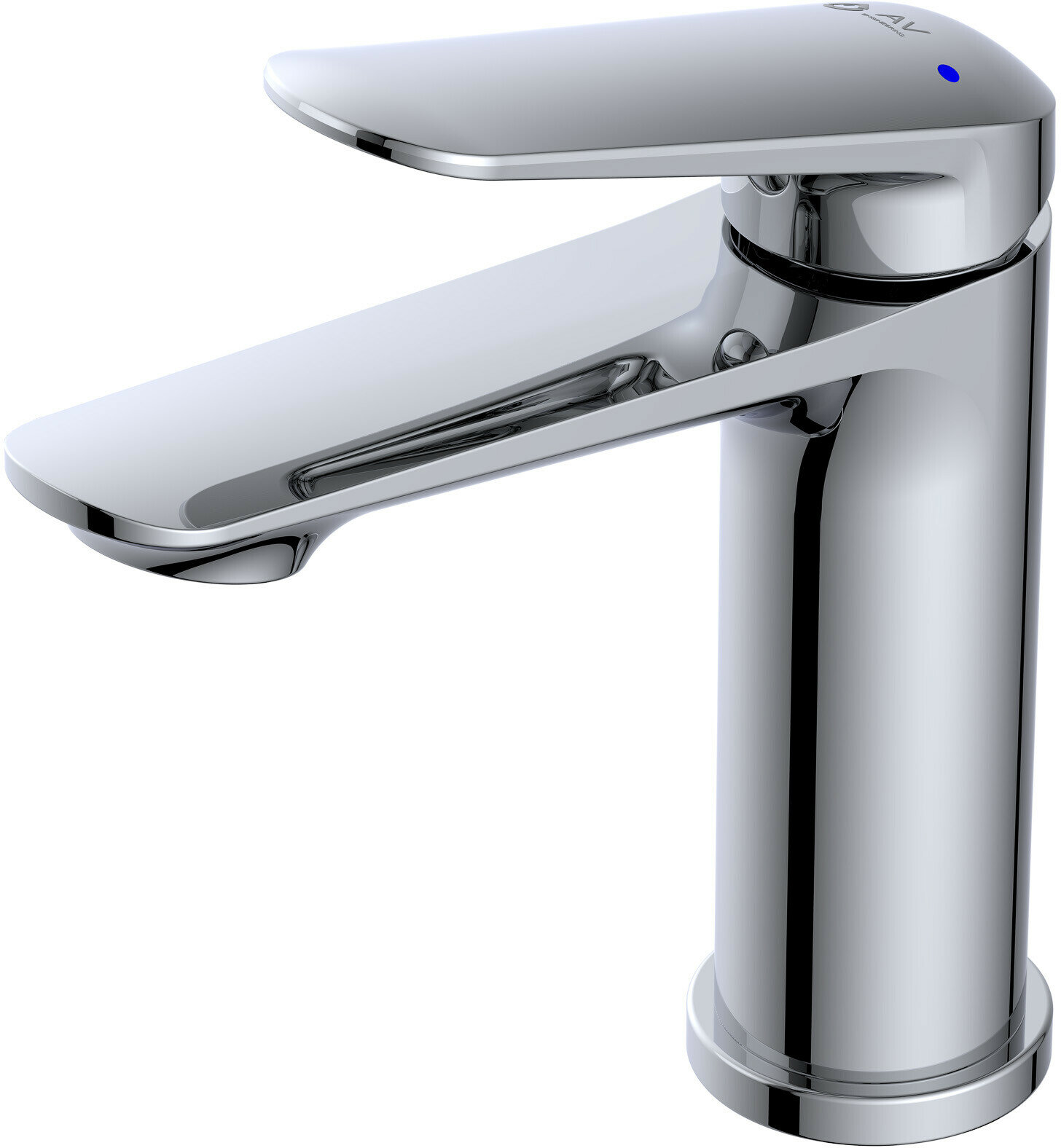 Смеситель для раковины AV ENGINEERING Pos, монолитный излив (AVPOS1-A171-110)