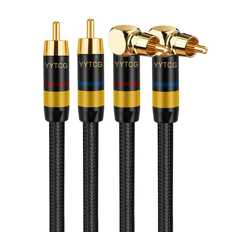YYTCG RCA аудиокабель 0.75м, Цвет D-L