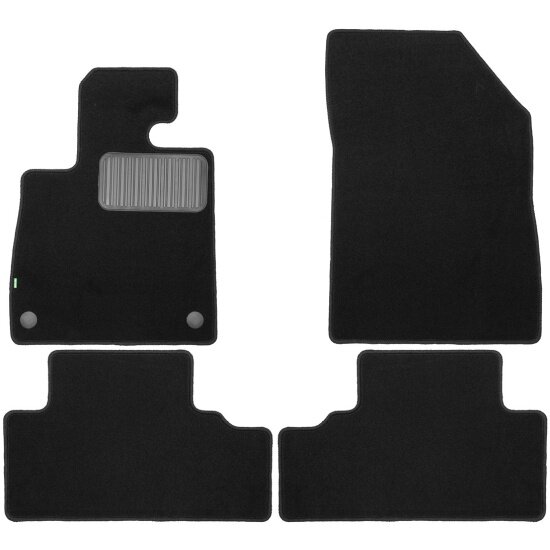 Коврики в салон Klever Standard для GAC GS3 2024- Внед. 5 дв, текстиль, 4шт