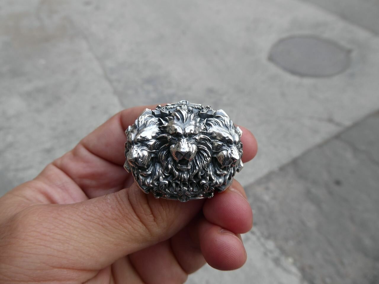 Печатка, серебро, 925 проба