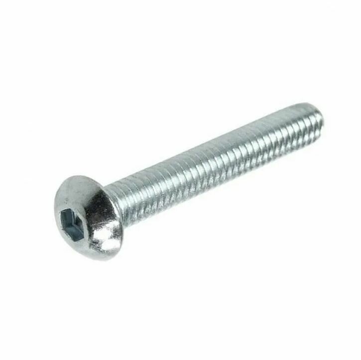 Винт DIN 7380 М 4х25 прочность 10.9 , оцинкованный , 25 шт.