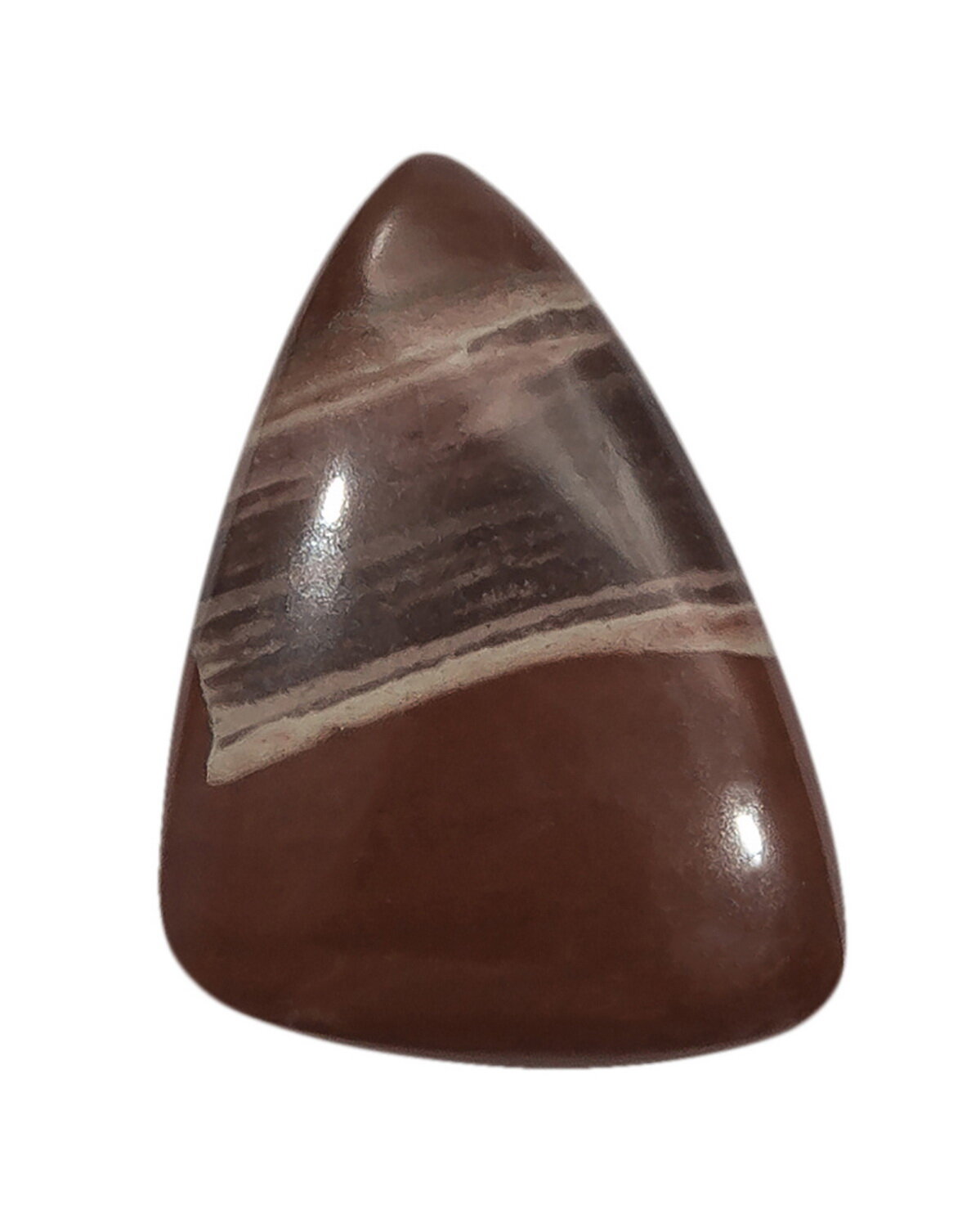 Яшма, кабошон из минерала, размер: 25х18х3 мм, натуральный камень.