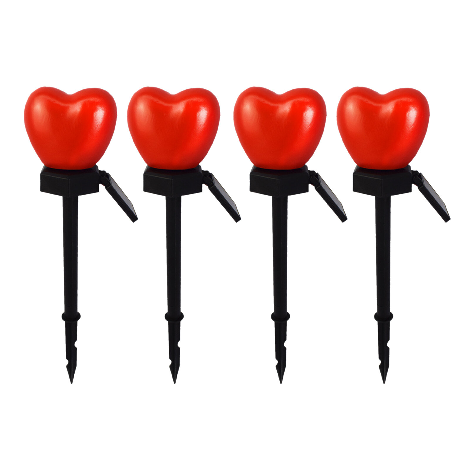 Светодиодные солнечные фонари в форме сердца Наружные садовые светильники Теплые