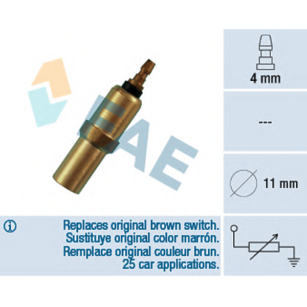 FAE 32150 (2508089900 / 2525137700) датчик температуры