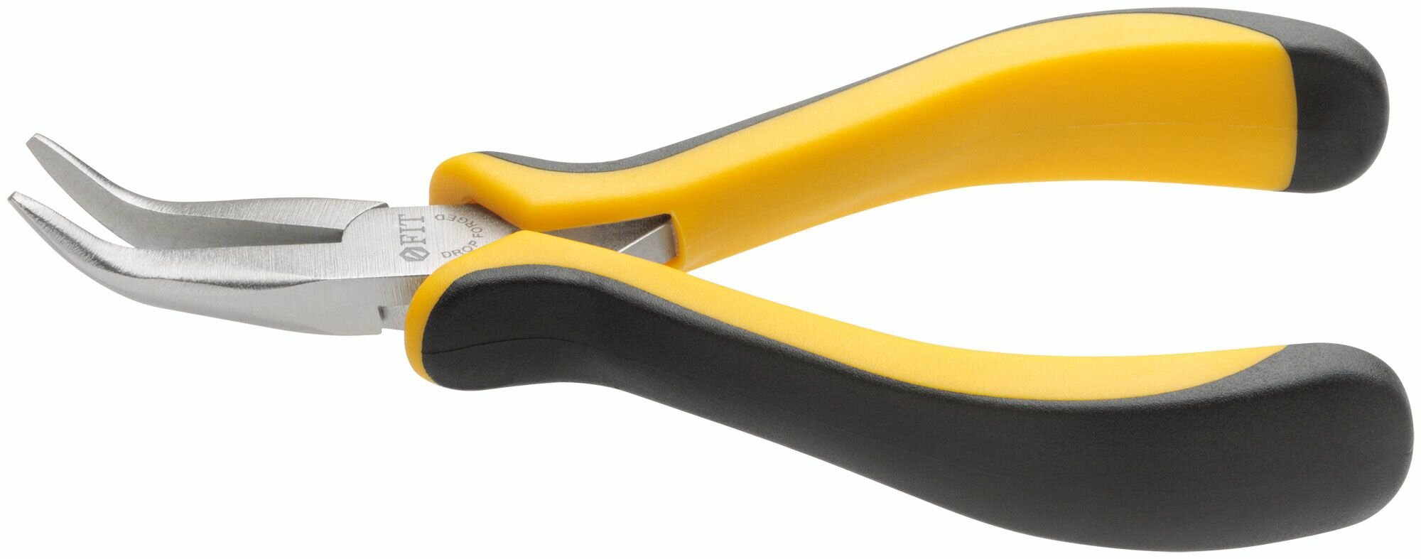 Утконосы "мини" Профи, никелированное покрытие, черно-желтые мягкие ручки 125 мм