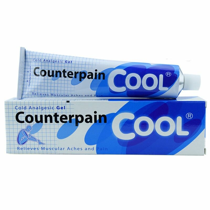 Таиланд Counterpain обезболивающий бальзам Крем для облегчения боли в мышцах 120г