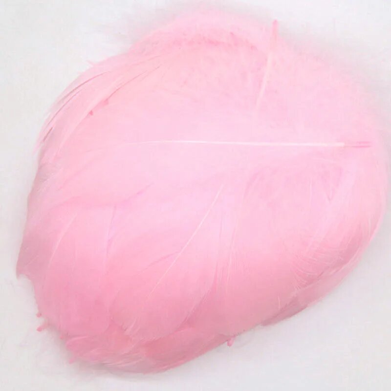 Окрашенные гусиные перья SWANFeathers 4-15 см Розовый, XP 100P 4-7cm, Pink