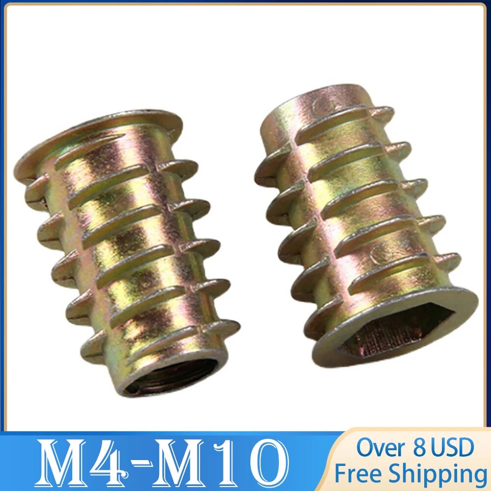 Гайка шестигранная M4x10 мм, 20 шт.