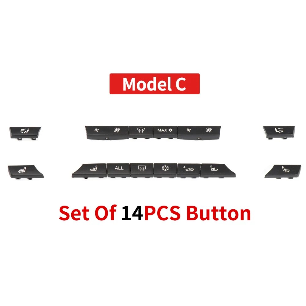 Крышки кнопок BMW 5/6/7 Series (F10/F06/F07/F02), Model C