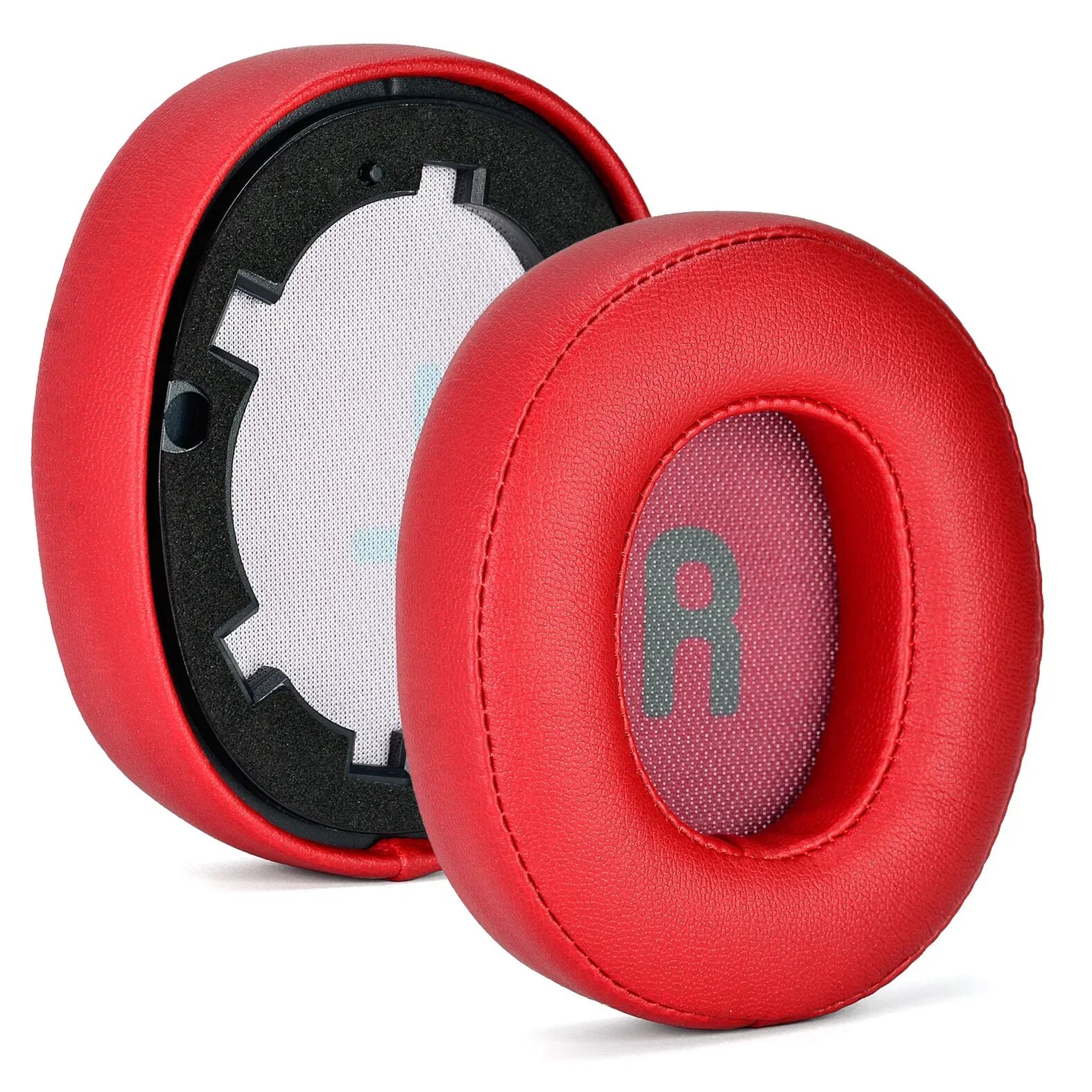 Кожаные амбушюры для JBL Tune 700/710/720/750/760/770 Red Earpads