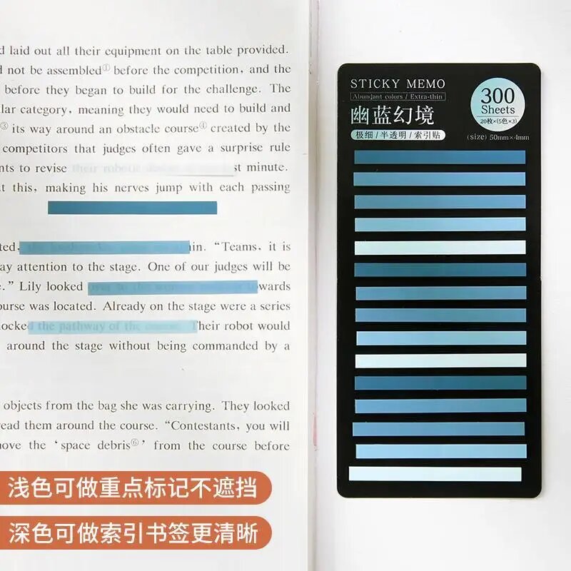 300 листов, блокнот с указателем цвета радуги, липкие заметки, бумажная наклейка, блокнот, закладки, школьные принадлежности, каваи, канцелярские принадлежности