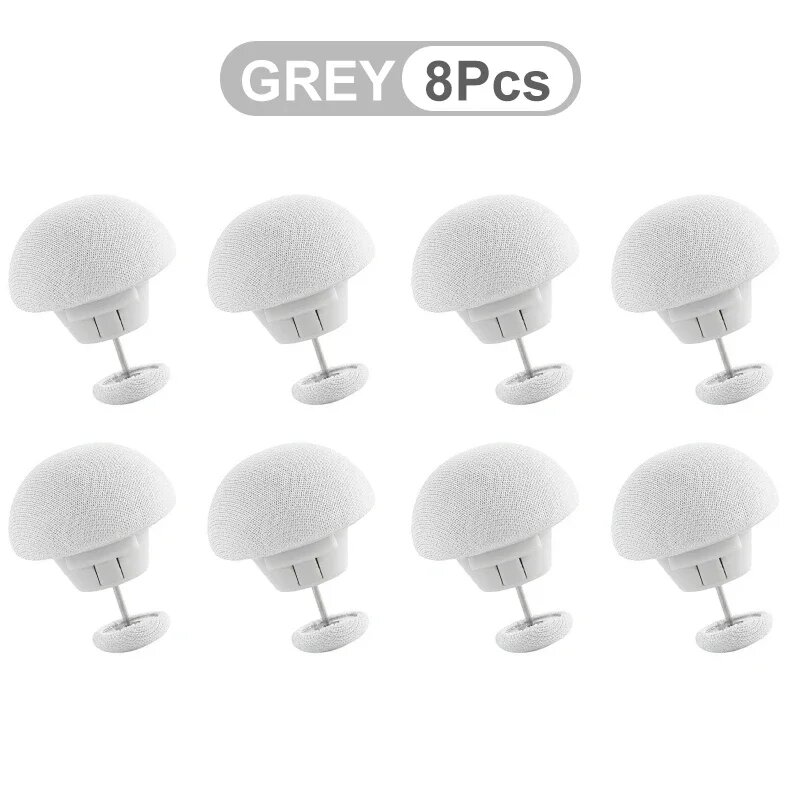 Металлические зажимы для одеял 4/6/8 шт Серый, 8pcs Grey