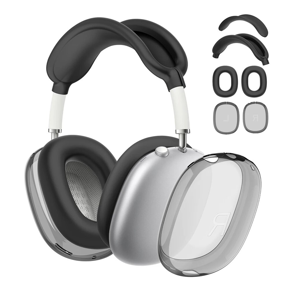 Прозрачный силиконовый чехол JOCESTYLE для AirPods Max