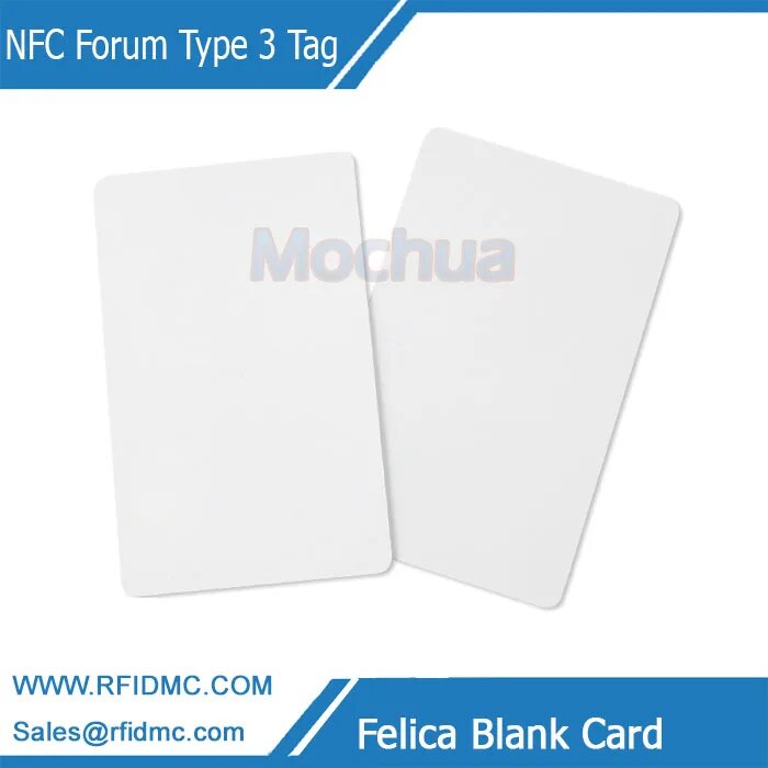 NFC карта MochuaRFID MC-BC-Felica чистый белый