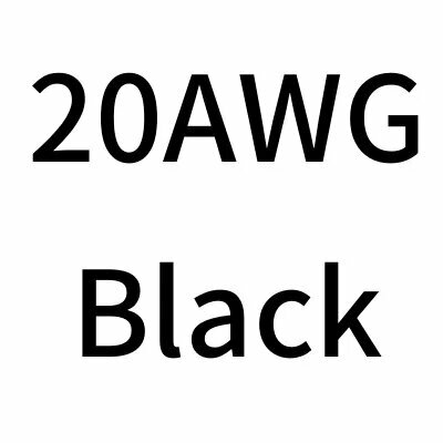 Медный провод UL2464 черный белый 10-ядерный 4Cores, 20AWG Black