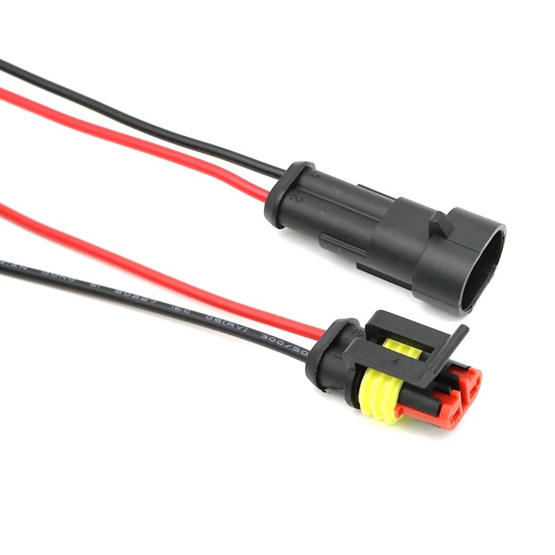 Водонепроницаемые электрические разъемы авто "папа-мама" 1P-6P Auto Connector 2P