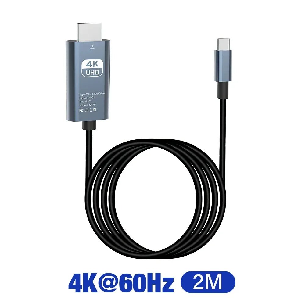 Type C на HDMI адаптер кабель 4K 60Гц 4K 60Hz