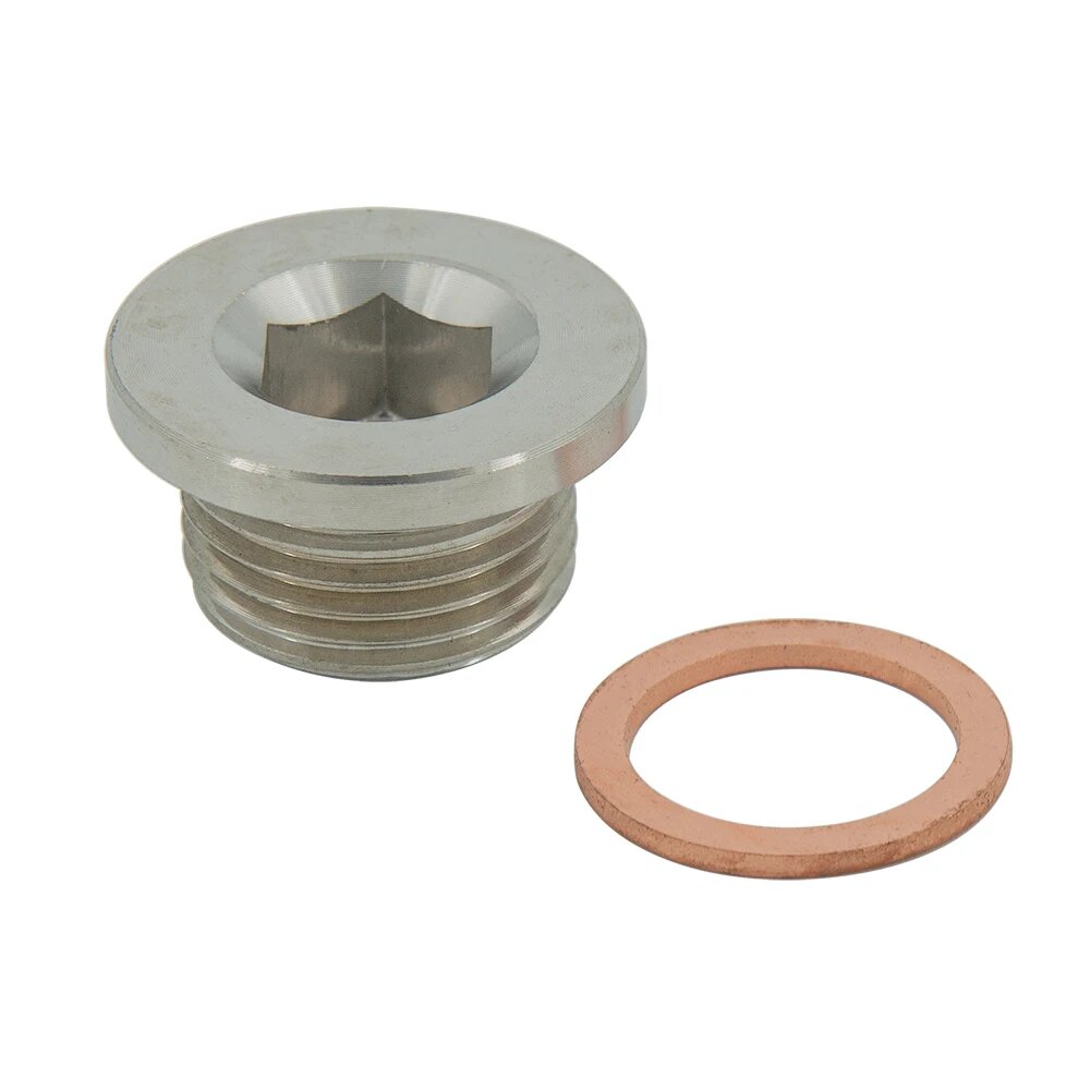 Универсальный адаптер датчика кислорода O2, ступенчатая монтажная заглушка из нержавеющей стали, резьба M18x1,5 с медной шайбой для подходит для выхлопной системы
