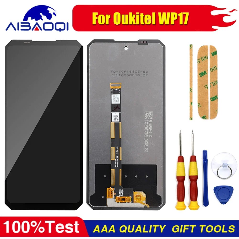 Сенсорный экран для Oukitel WP8 Pro WP10 WP15 WP16 WP17 WP18 WP19 WP20 WP21 WP22 WP23 WP26 WP27 WP28 WP30 Pro ЖК-дисплей WP17