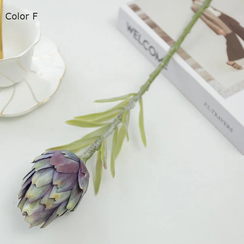 Искусственные растения из артишока, пластиковые, 56 см F