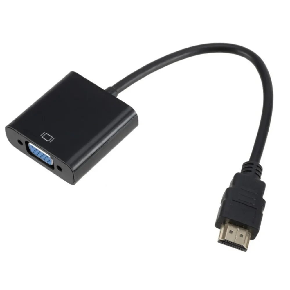 HDMI VGA адаптер Black 1080P