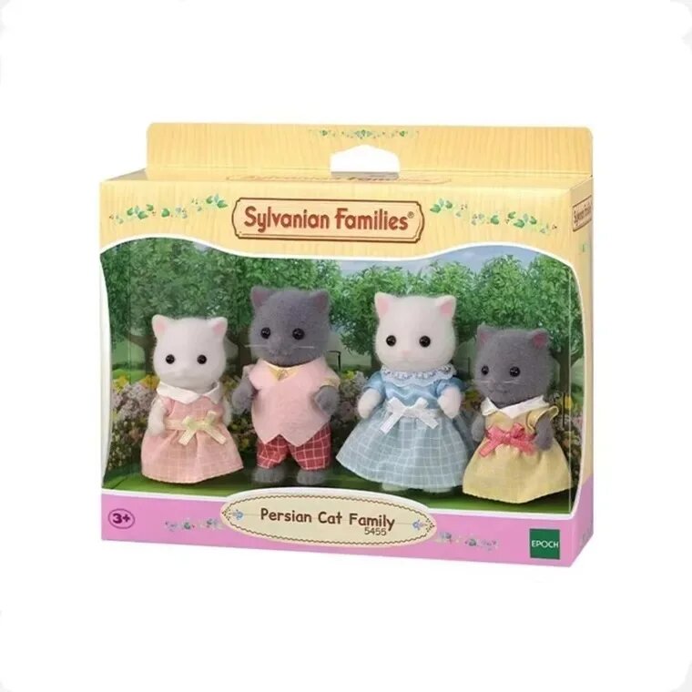 Sylvanian Families Персидская кошка, семья, цвет E