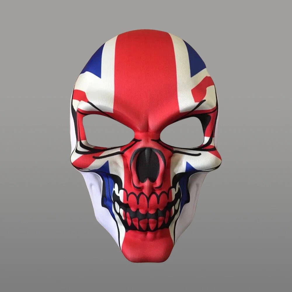 2024 маски мексиканский День мертвых черепов Маска Косплей Хэллоуин скелеты принт маски платье Пурим вечеринка костюм реквизит