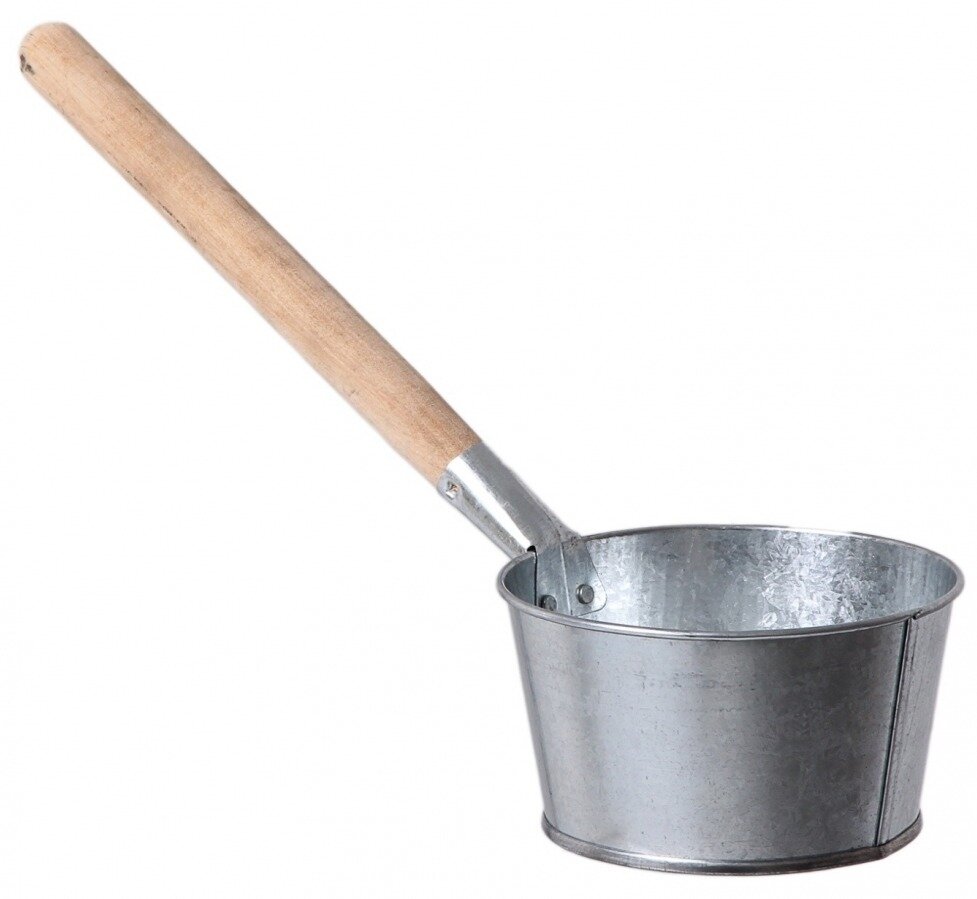 Ковш для бани Банные штучки с деревянной ручкой, из нержавеющей стали / товары для бань и саун