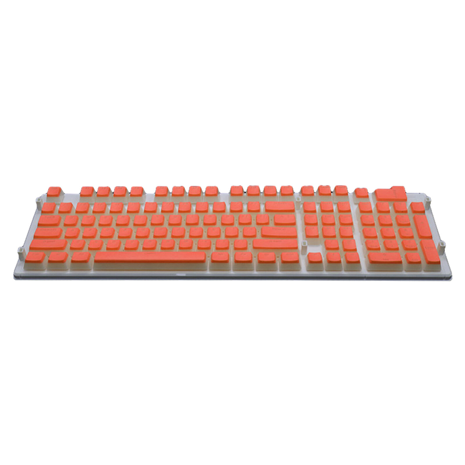 PBT RGB Keycaps OEM Макет Крем-Пудинга с 108 Клавишами, Двухцветный Полупрозрачный Колпачок Для ключей