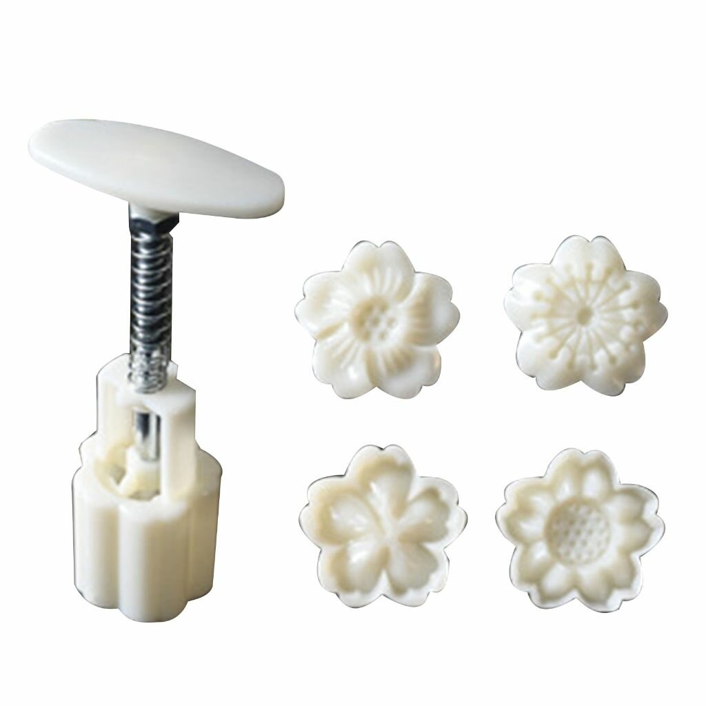 Набор пластиковых штампов для лунных пирожков (11 форм)