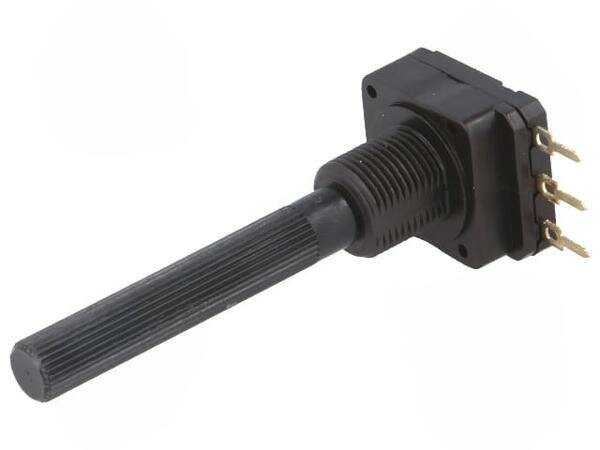 Потенциометр PIHER 6PMI-10K аксиальный, однооборотный 10 кОм 200 мВт, 1 шт