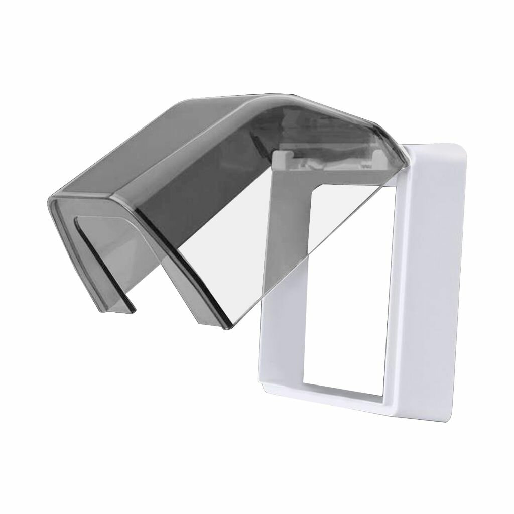 Комплект для подключения питания, Самоклеящаяся повышенная прозрачная крышка переключателя типа 86, защитная крышка розетки, прозрачная черная