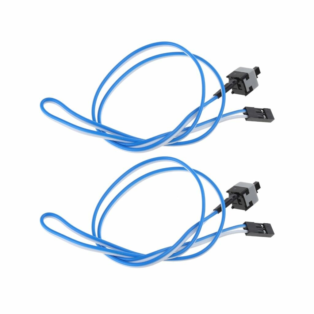 Кнопка перезагрузки и питания для материнской платы ПК, Синий и белый