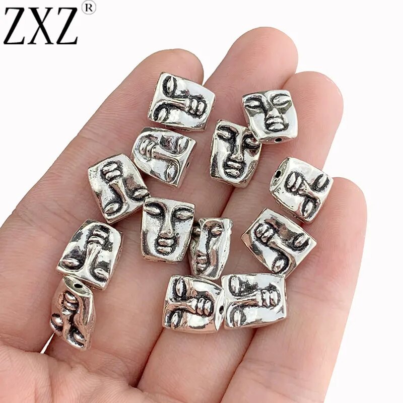 ZXZ Тибетские серебряные бусины-подвески 30 шт.
