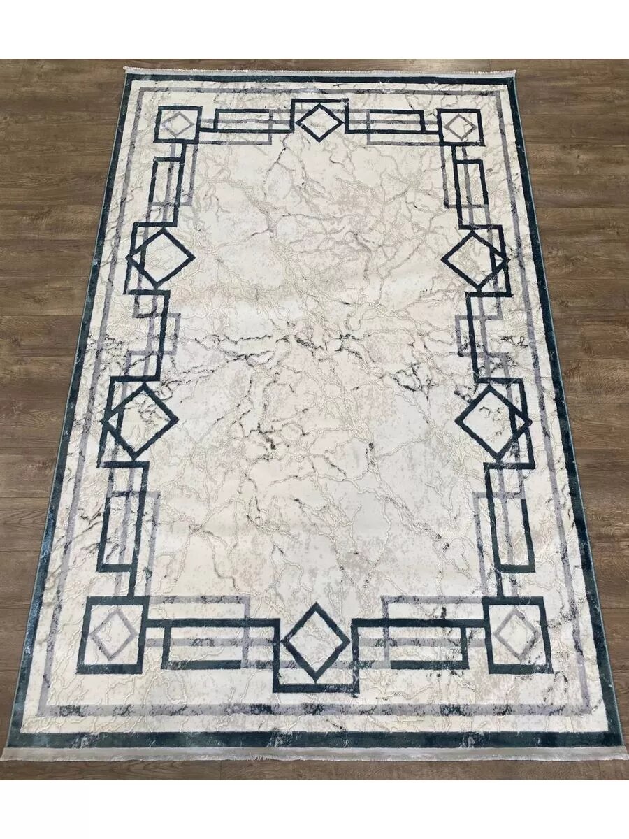 Altyn-kovri Company Ковер комнатный турция 200x290см Versay 1583 Blue Cream