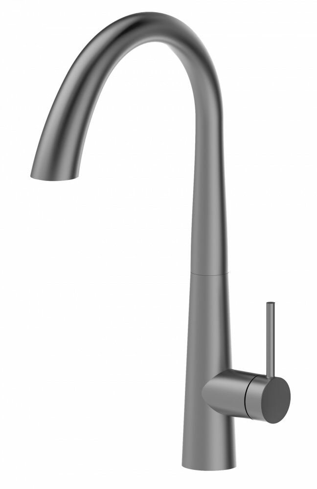 15058-G Смеситель для кухни высокий с ВЫД. лейкой (графит) ViEiR