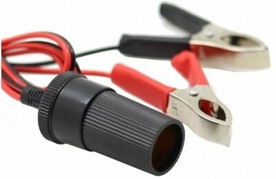 Удлинитель автоприкуривателя от аккумулятора 3.0 м (клипы/гнездо/ type 1)