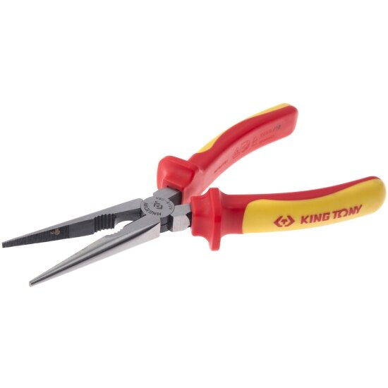Пассатижи King Tony тонконосые 210 мм, диэлектрические