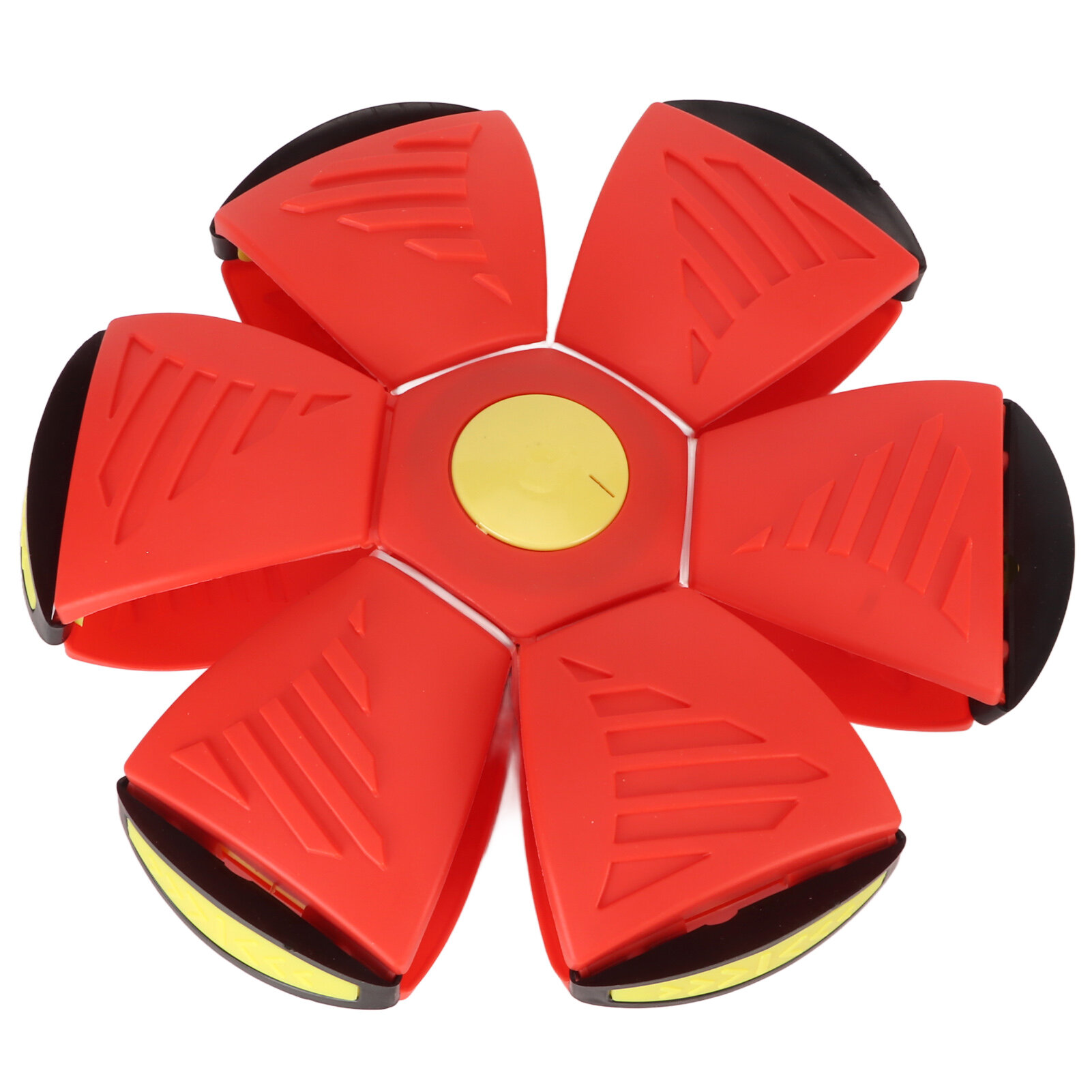 Мяч-летающая тарелка Веселый интерактивный Встроенный пружинный декомпрессионный мяч-летающая тарелка Игрушки для детей Взрослых Домашних Животных