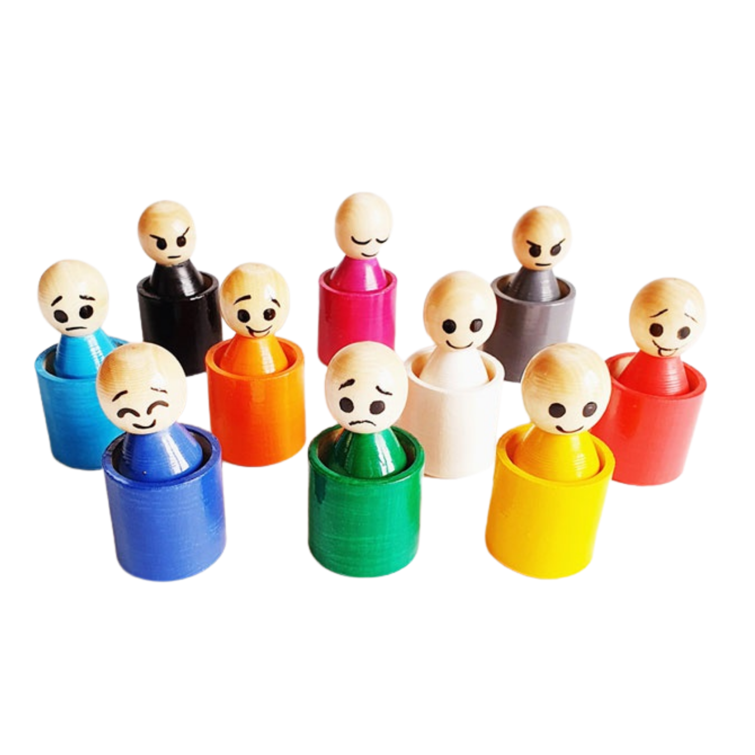 Игрушка Нескучные игры сортер Радужные человечки