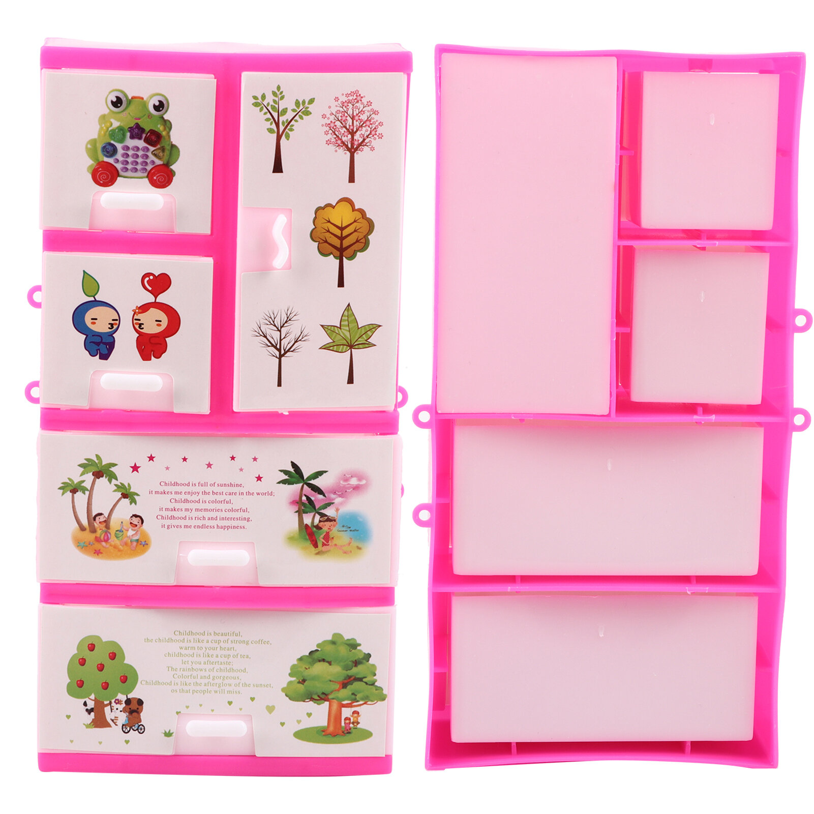 Шкаф-гардероб для кукол-пинбол, аксессуары, игрушки, мебель для кукольного домика.