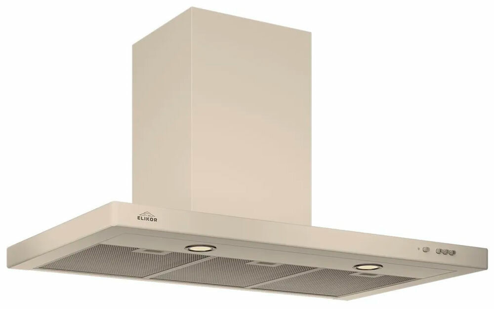 Вытяжка Elikor Квадра 90П-650-К3Д, топленое молоко