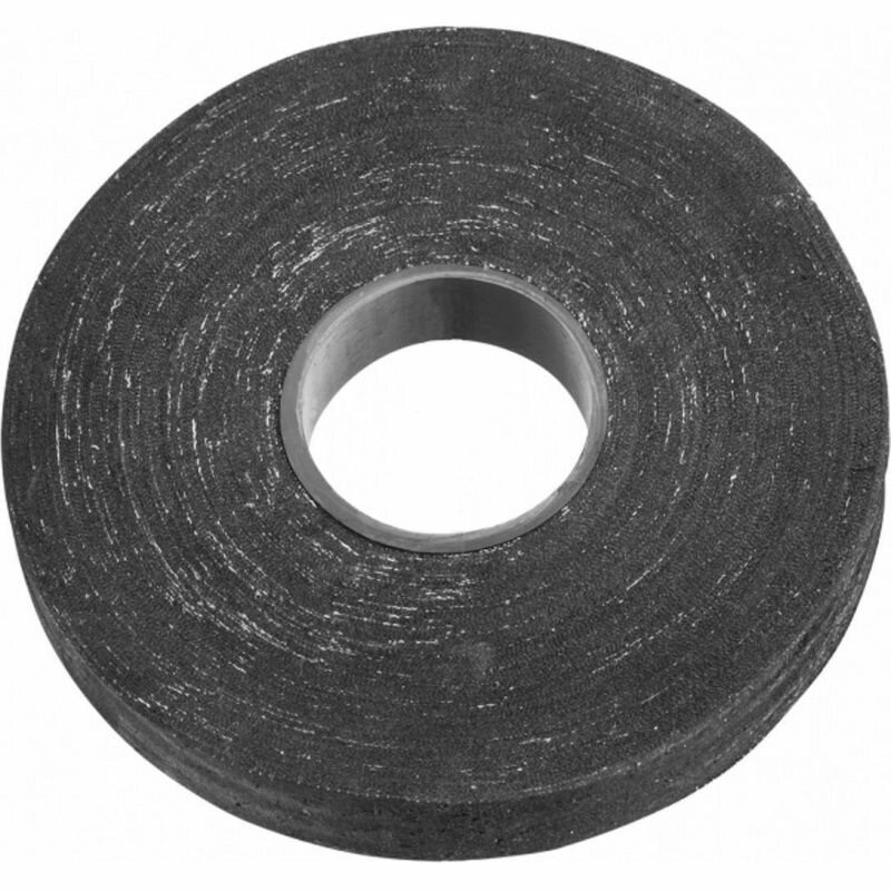 Изолента онлайт ХБ 15 мм, рулон 30 м, OIT-H15-30/BL 300 г, черная (61161)