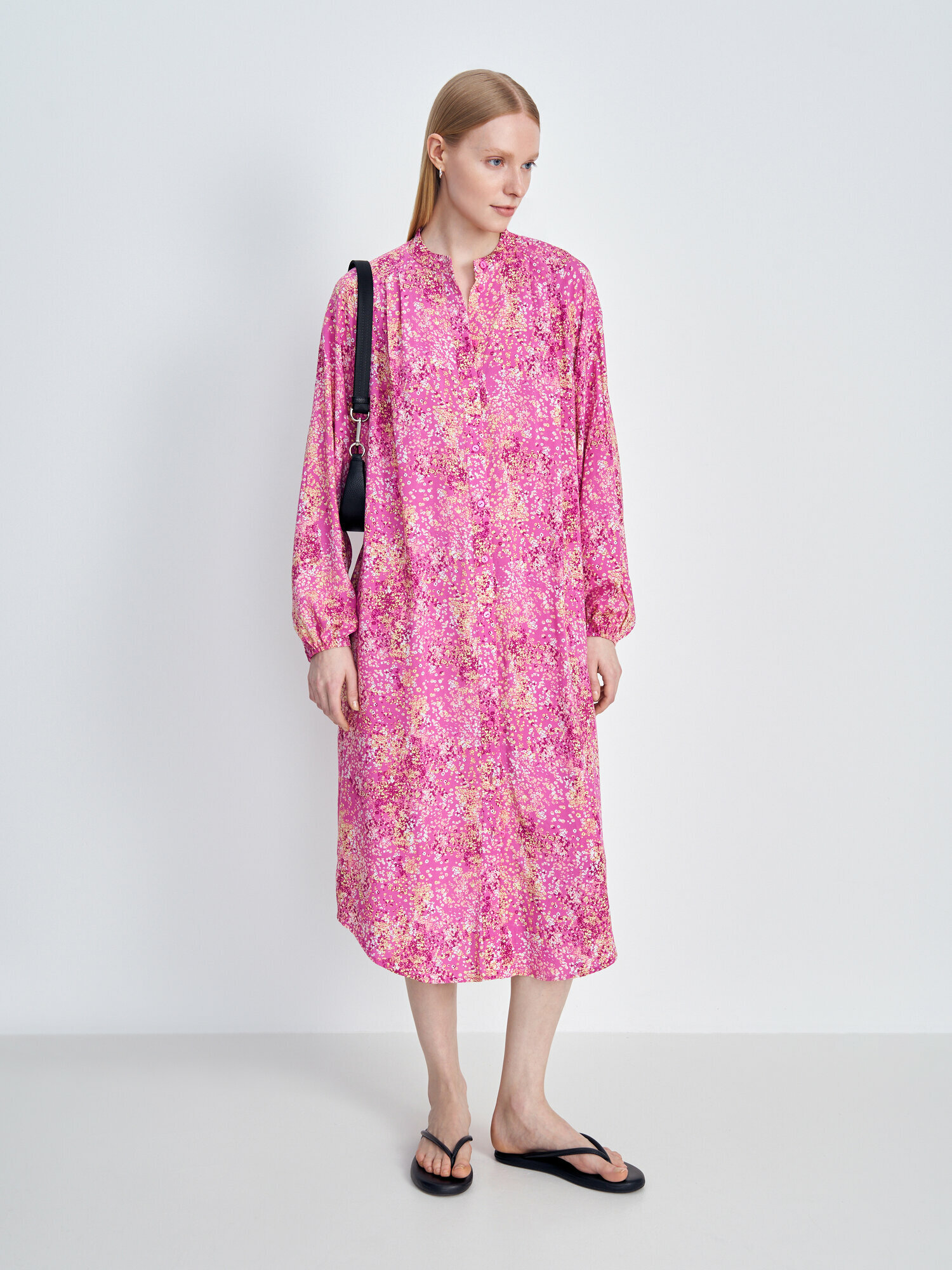 Платье Летнее с длинным рукавом