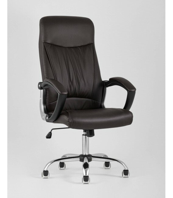 Кресло руководителя Тренто коричневое