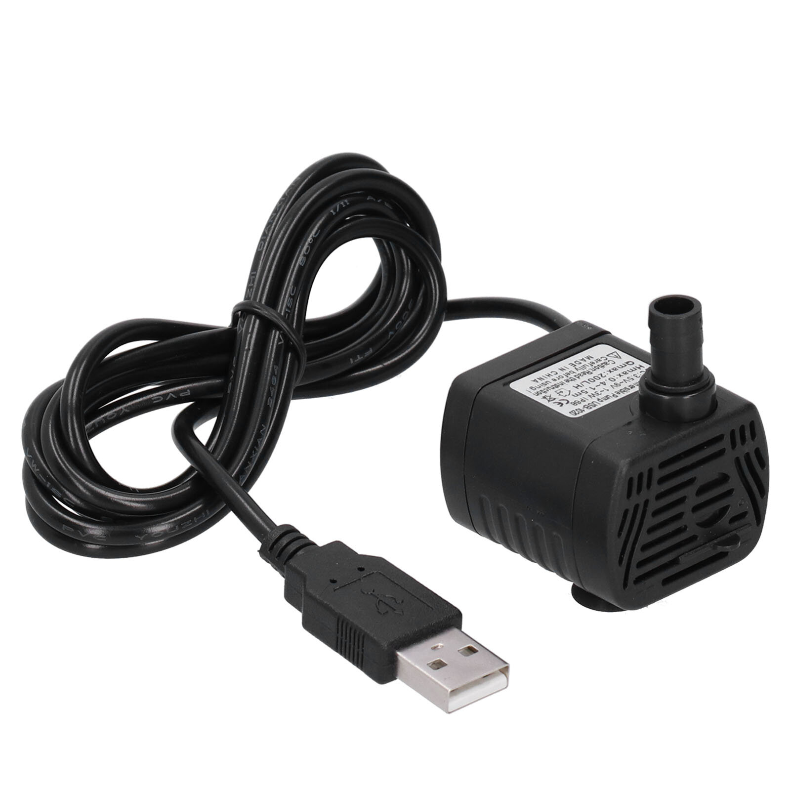 USB Water Pump Mini Погрузка с низким уровнем шума 3,5–9 В для водопроката аквариумной фильтрации
