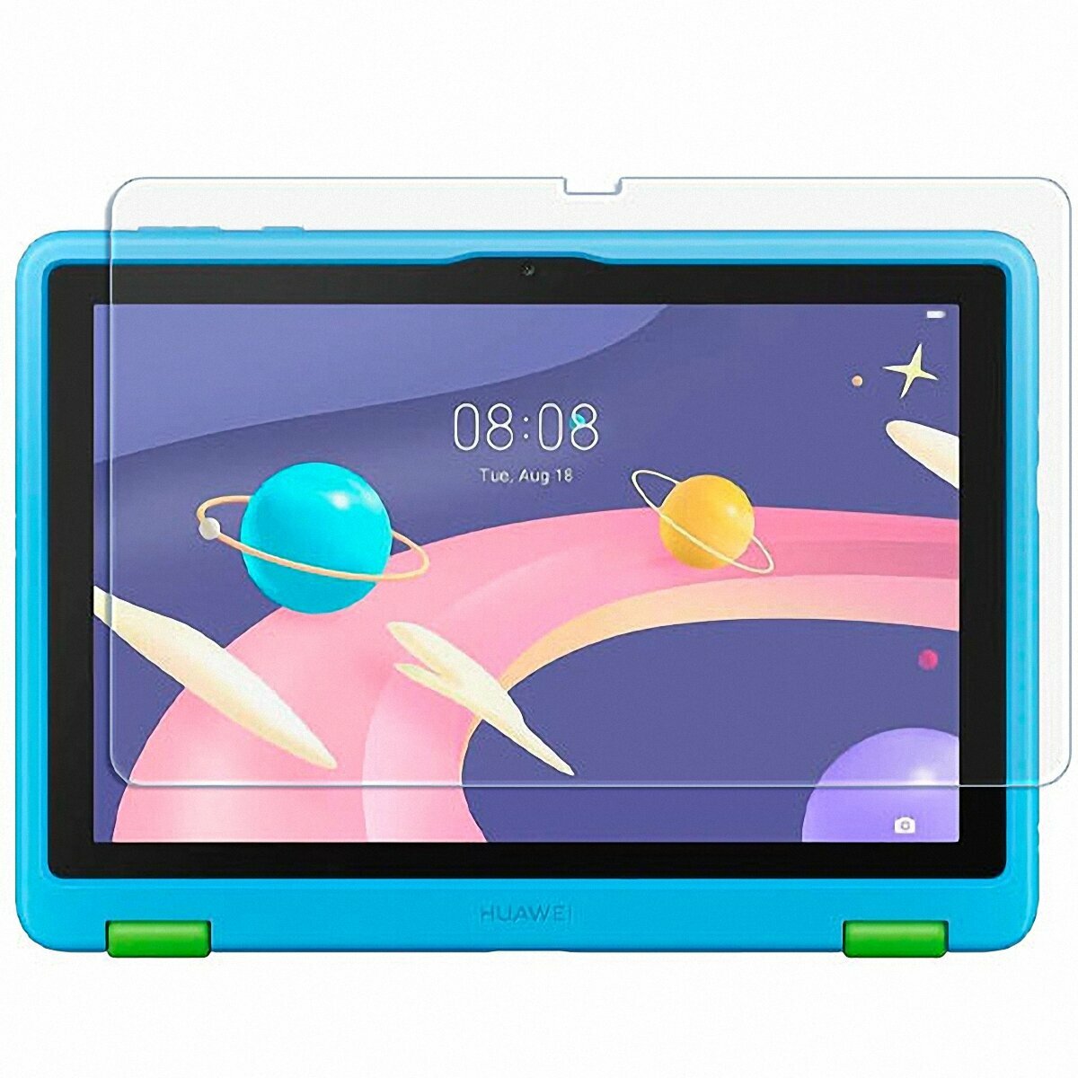 Защитное стекло для Huawei MatePad T 10 Kids прозрачное на экран 9.7", глянцевое