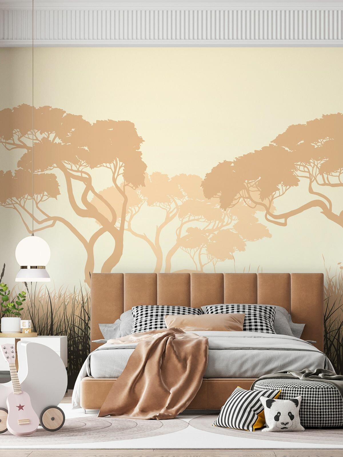 Фотообои/F коллекцияF-402 Закат в Саванне 400х270-1Divino