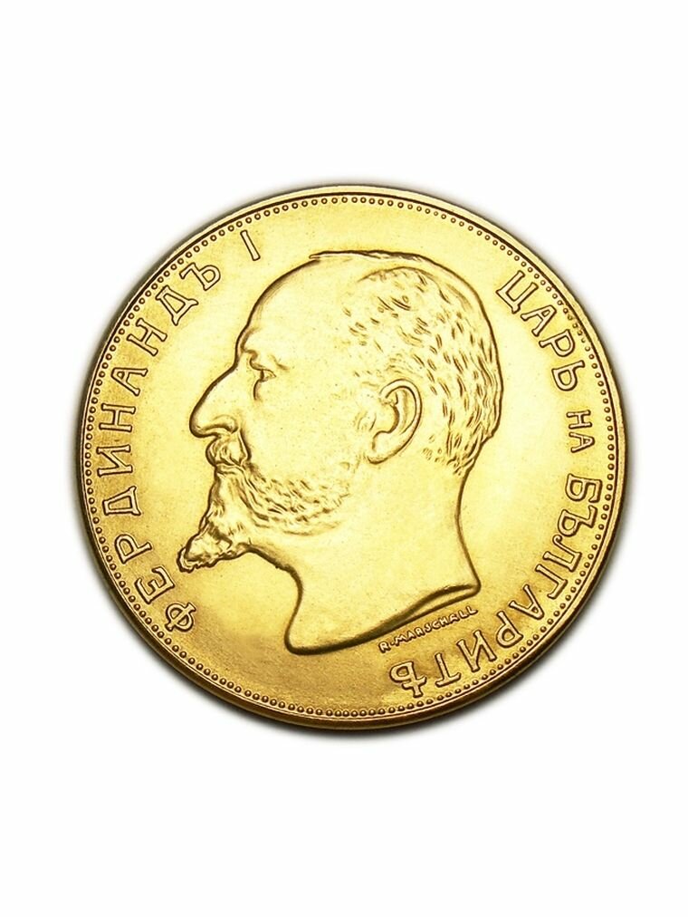 100 лева 1908 Фердинанд I царство Болгария сувенирная копия золотой монеты монеты, нумизматика, деньги для коллекции